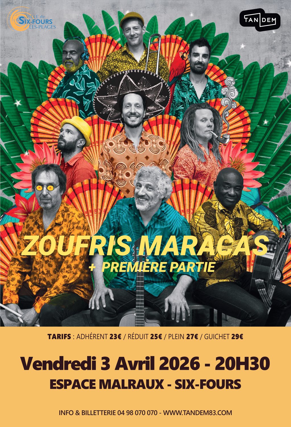 Concert Zoufris Maracas | Six-Fours-les-Plages | Provence Méditerranée