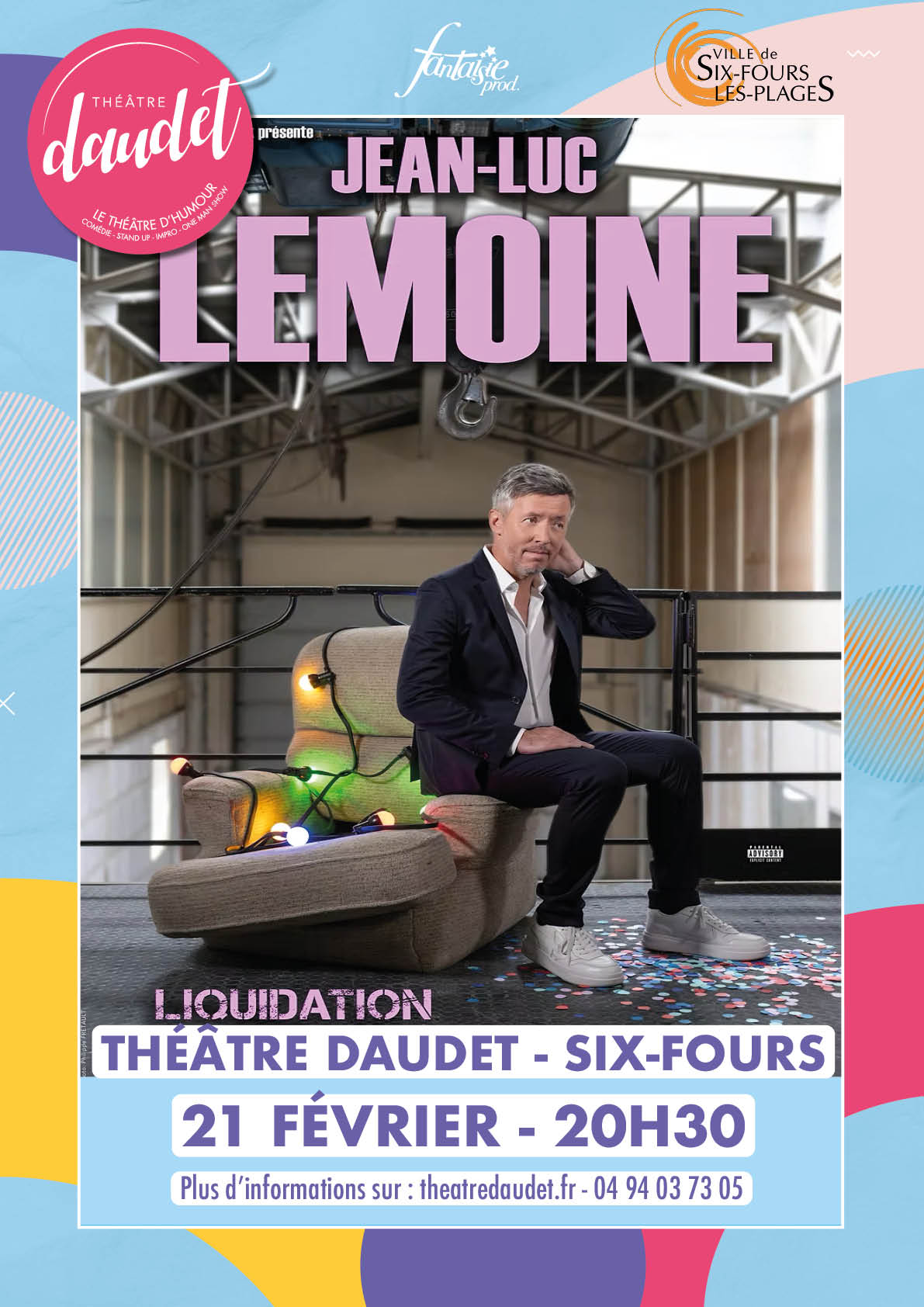 Spectacle : Jean-luc Lemoine | Six-Fours-les-Plages | Provence Méditerranée